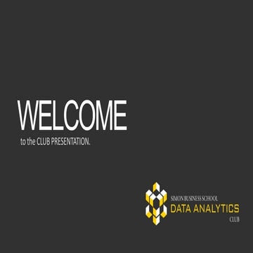Data Analytics Club Profile 2016 - 2017 | PPTX