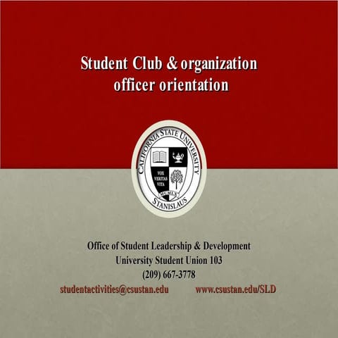 Club Officer Orientation | PPS