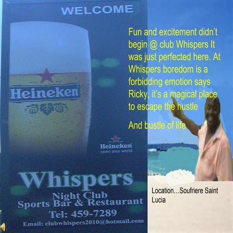 Club whispers soufriere | PPT