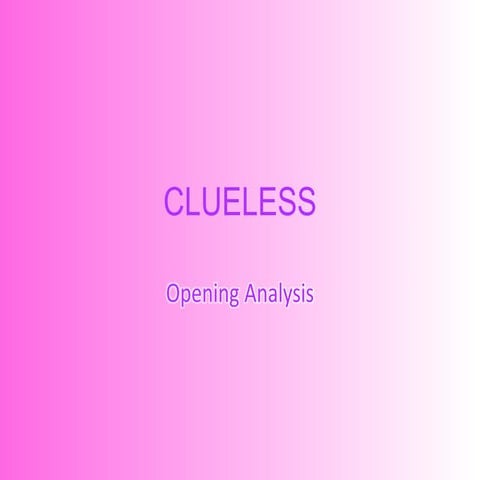 Clueless 2 | PPTX