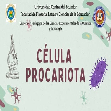 las celulas procarioticas y su importancia | PPTX