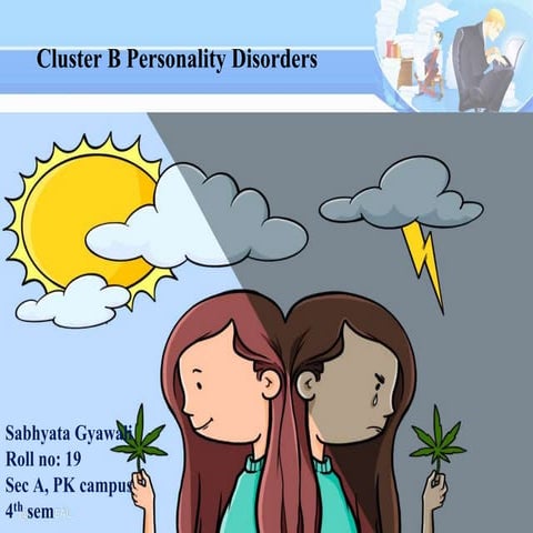 Cluster b personality disorders | PPT