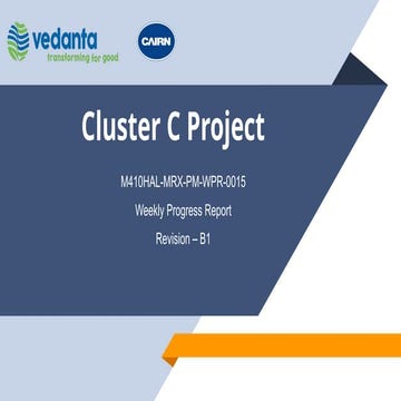 Cluster Project for Cairn Vedanta gr.pptx