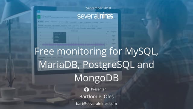 Webinar Slides Free Monitoring On Steroids For Mysql Mariadb Postgresql And Mongodb Ppt 0134