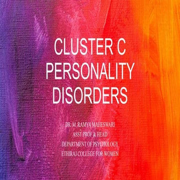 CLUSTER C PERSONALITY DISORDERS.pptx