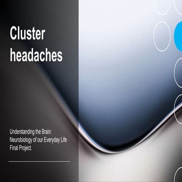 Cluster Headaches | PPTX