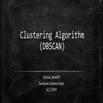 Clustering Algorithm By Vishalpdf