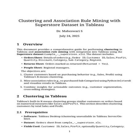 Clustering and Association rule mining.pdf