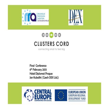 Clusters-Cord project - final presentation | PDF