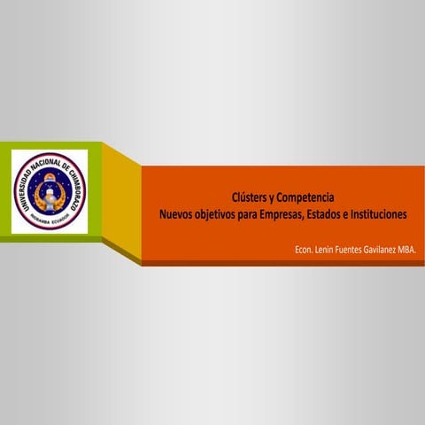 Clusters presentacion | PPTX