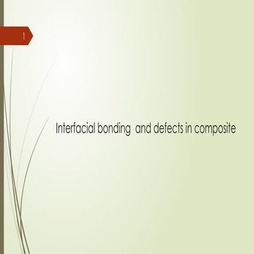 Composite materials defects and case study | PPTX