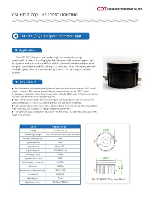 Heliport LED Three Color Locating Beacon / Single Identification Beacon ...