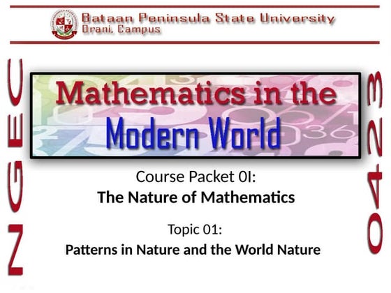 Mathematical patterns in nature | PPT