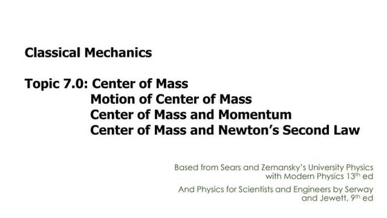 Center of mass | PPT