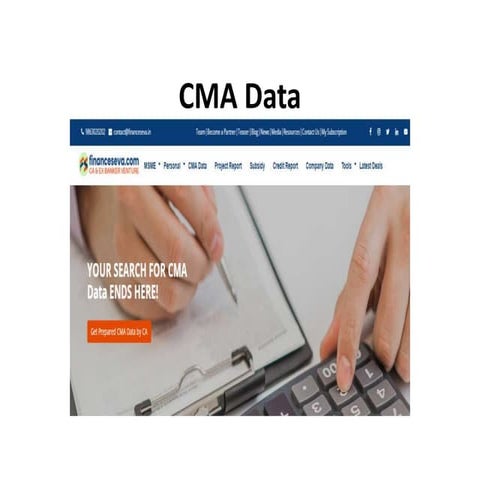 CMA Data | PPTX
