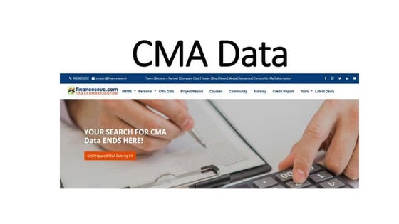 What is CMA Data and how to Prepare CMA Data.docx