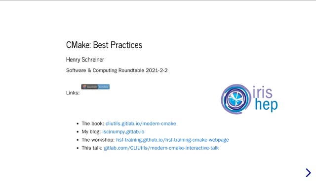 CMake best practices | PPT CMake best practices | PPT