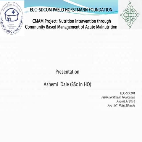 Launching Program of CMAM Project | PPT