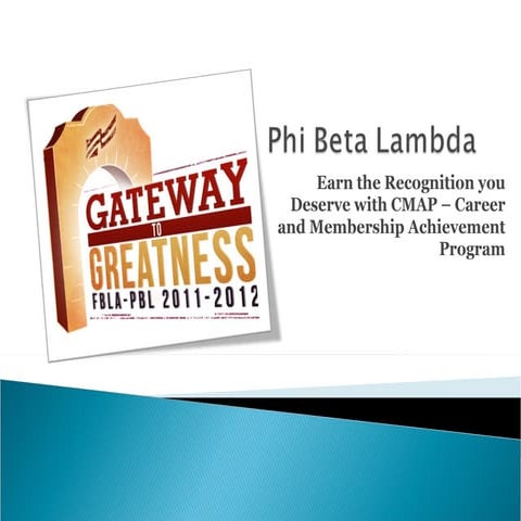 Career and Membership Achievement Program (CMAP) for PBL | PPT