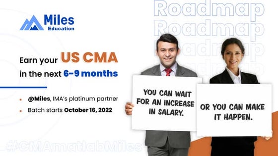 CMA USA Course | PPTX | Career Planning | Careers