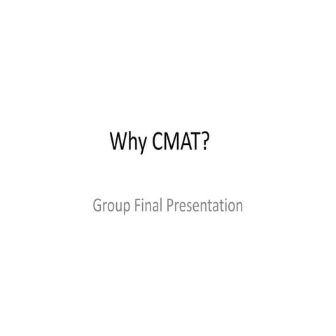 CMAT Final | PPTX