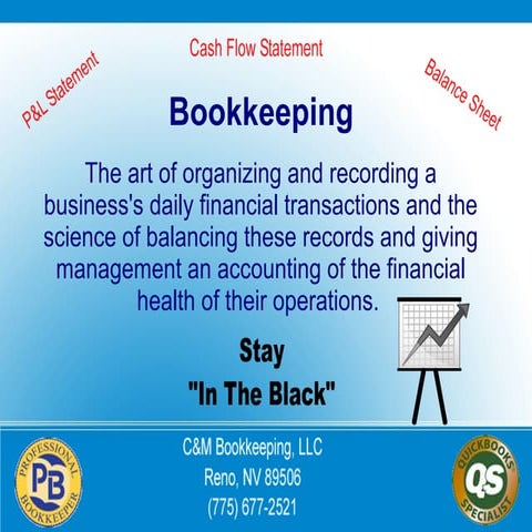 C&M Bookkeeping, LLC | PPT | Business Accounting & Finance | Business