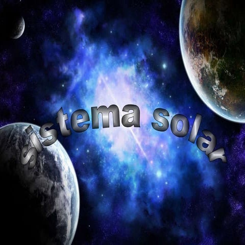 Los planetas del sistema solar | PPTX