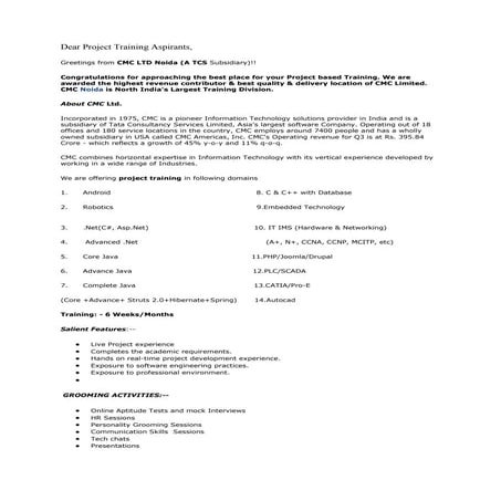 Cmc | DOCX | Business | Business and Finance