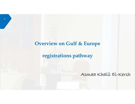 Pharmaceutical Regulations in GCC countries | PPTX