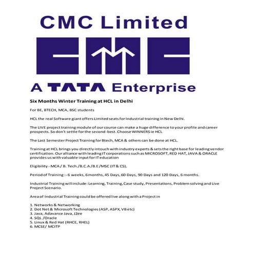 Cmc limited | DOCX