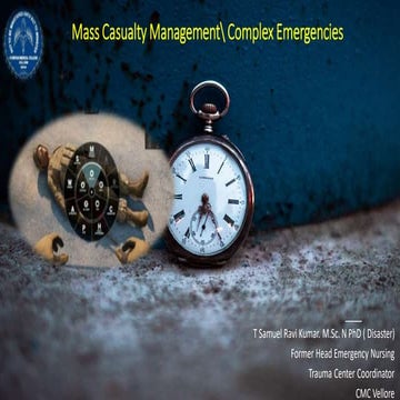 CMC MTM (1).pdf disaster management mass | PDF