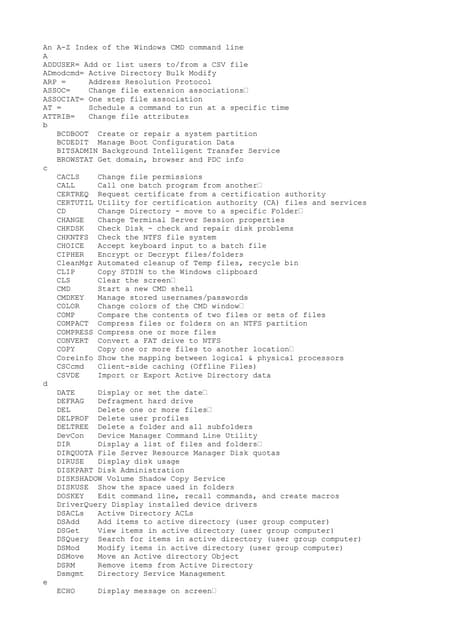 100+ run commands for windows | PDF
