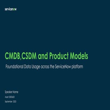 CMDB CSDM and Product Models Designing.pptx