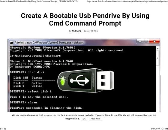 Lesson ICT creating USB Bootable USB Installer.pptx