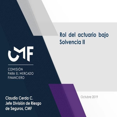 El Rol del actuario en Solvencia II | PDF