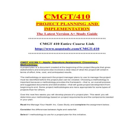 Cmgt 410 cmgt410 cmgt 410 education for service uopstudy.com