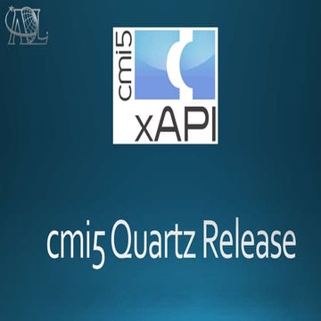 Cmi5 quartz release | PPTX