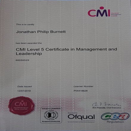 CMI Level 5 Certificate in Management and Leadership | PDF