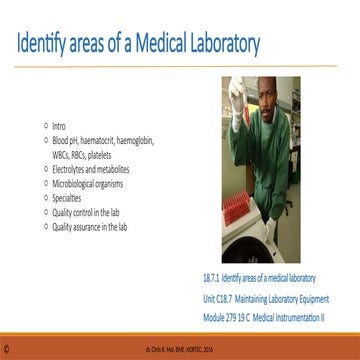 The clinical laboratory | PPTX