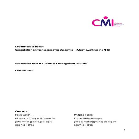 CMI Business Continuity Management | PDF