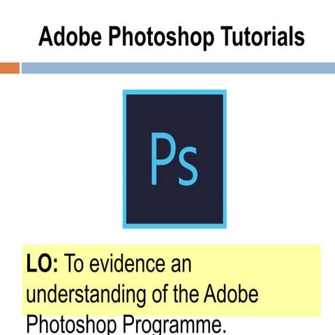 Cm lesson 1 photoshop album | PPT