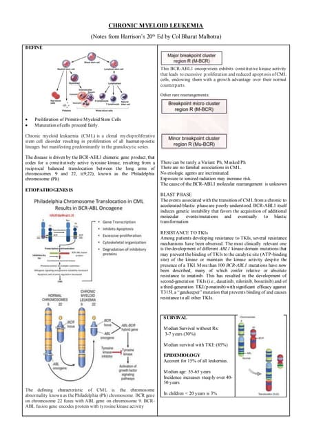 Chronic myeloid leukemia (CML) | PPT