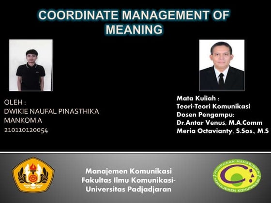 Introduction to communication coordinated management of meaning | PDF