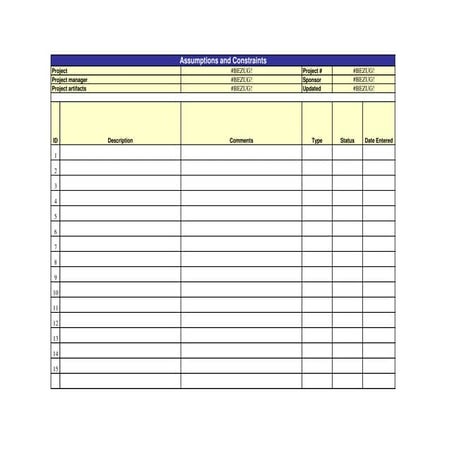 Cmmaao assumptions-and-constraints-pmp-pmi | PPT