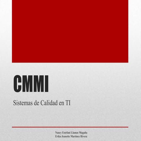 Evolucion de los modelos CMMI | PDF
