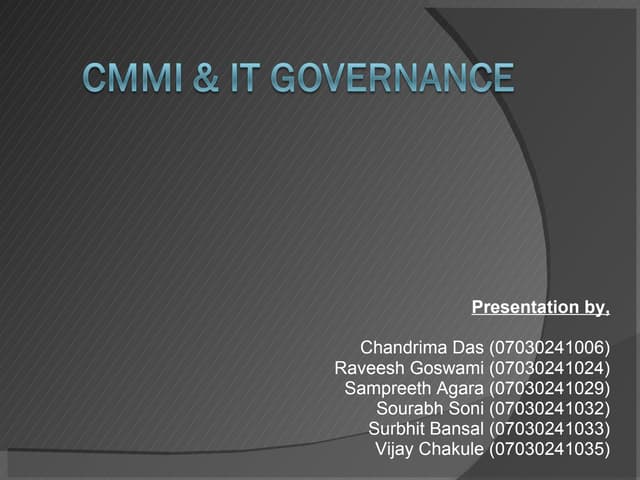 Benefits of Integrating ISO and CMMI Service Management System ...