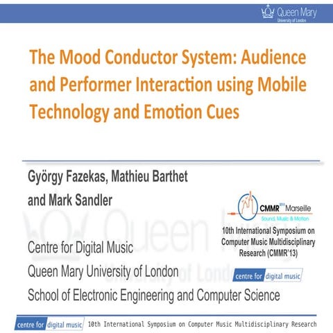 Mood Conductor CMMR 2013 | PDF