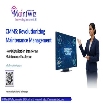CMMS: How Digitalization Revolutionizes Maintenance Management | PPTX