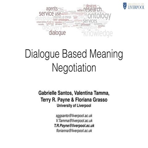 Dialogue Based Meaning Negotiation Pdf