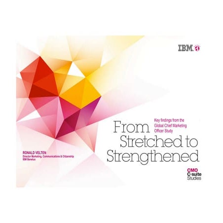 IBM CMO Study - Milestone Marketing | PPT